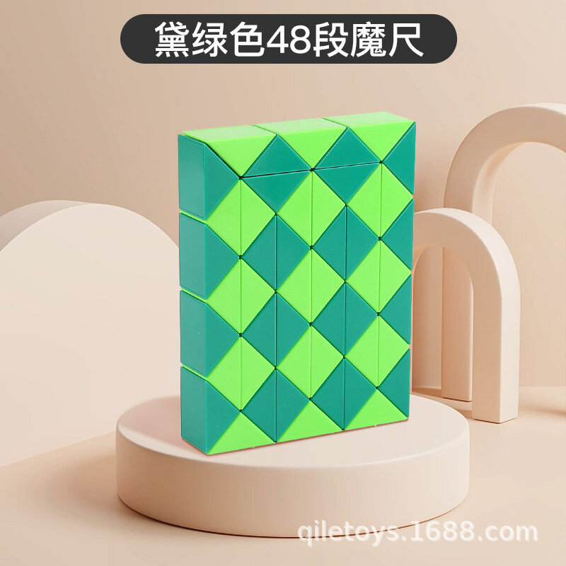 Diansheng новая оранжевая желтая фиолетовая розовая 24-сегментная сменная Волшебная линейка, складная Волшебная змея,