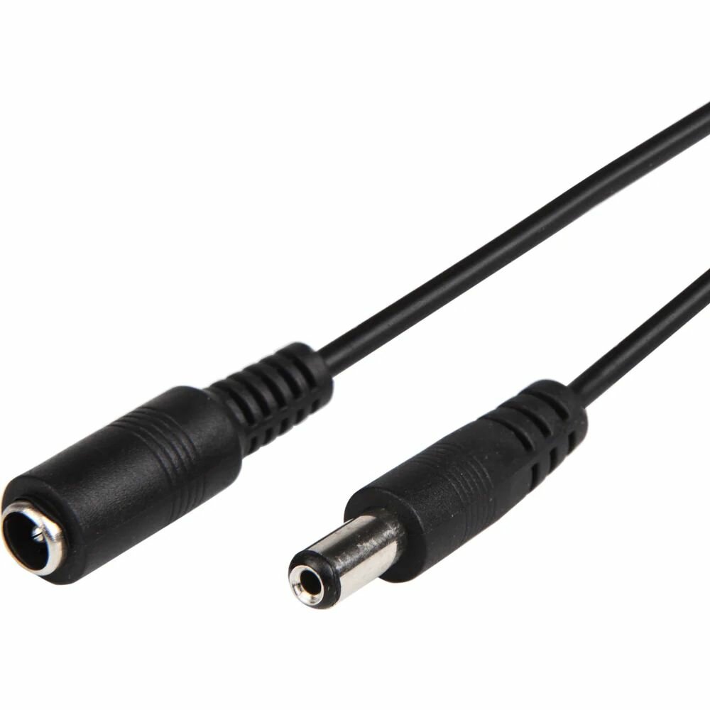 Удлинитель кабеля питания REXANT dc гнездо-штекер (2,1x5,5мм) 3м 14-0360