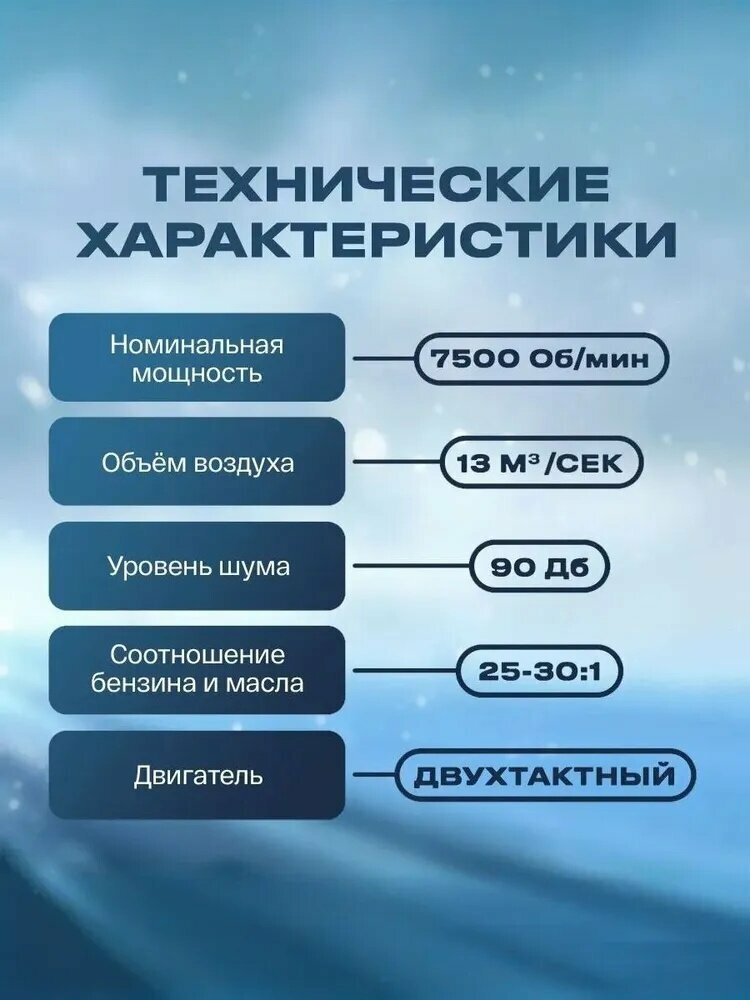 Воздуходувка,7500Вт — фото 1