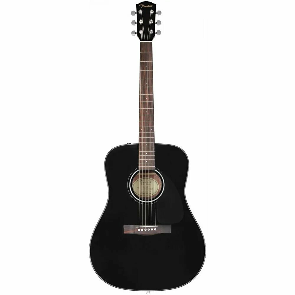 Fender CD-60 Dreadnought V3 DS Black WN Акустическая гитара