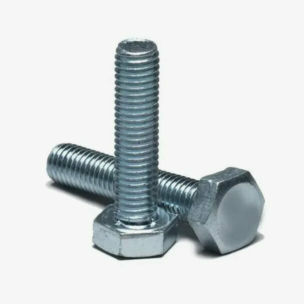 Болт с шестигранной головкой М24х200 (2шт) (оцинкованный) DIN 933, кл. пр.10,9