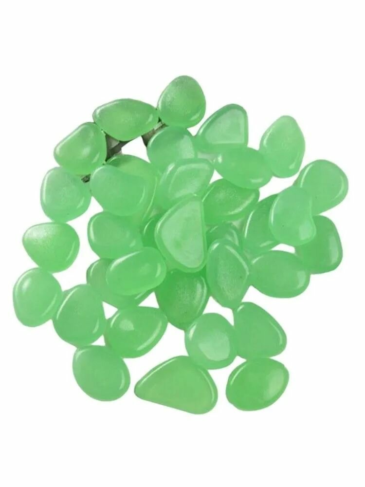 100 шт. светящихся камней высокой яркости 2-3 см