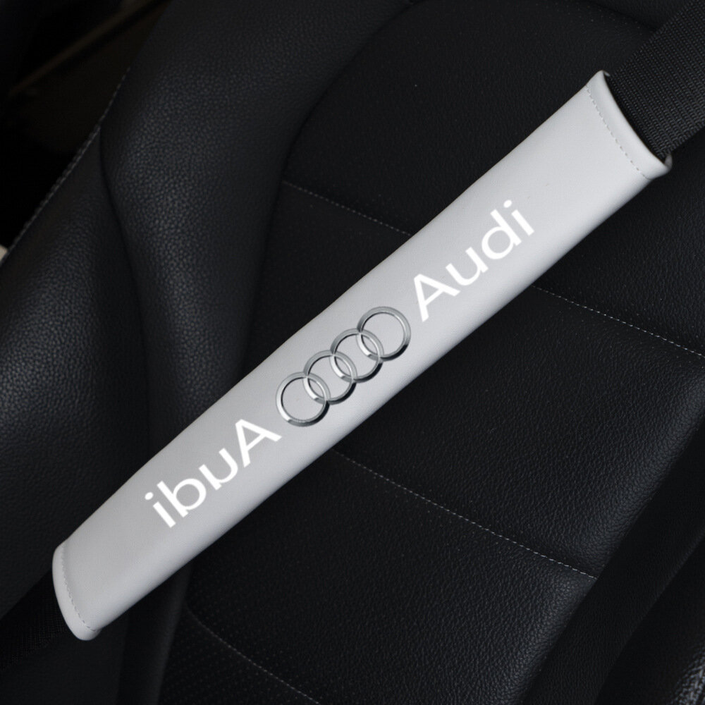 Защитный накладка на плечевой ремень с логотипом Mercedes-Benz, удлиненная кожаная, удобная и дышащая накладка на плечевой ремень