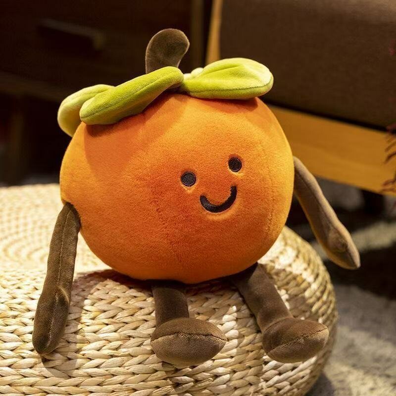 Милый плюшевый игрушечный персик с арахисом, улыбающийся плюшевый персик, свадебная игрушка для бросания, подушка для кровати, спальная подушка