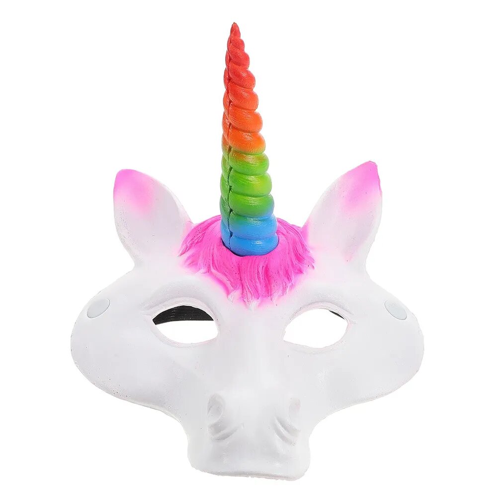 -3D PU Foam Забавный костюм маски лошади животного на Хэллоуин для тематических маскарадных украшений для вечеринок