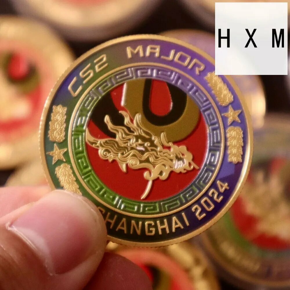Сувенирная монета-жетон CS: GO Major (2 дизайна, диаметр 4 см)