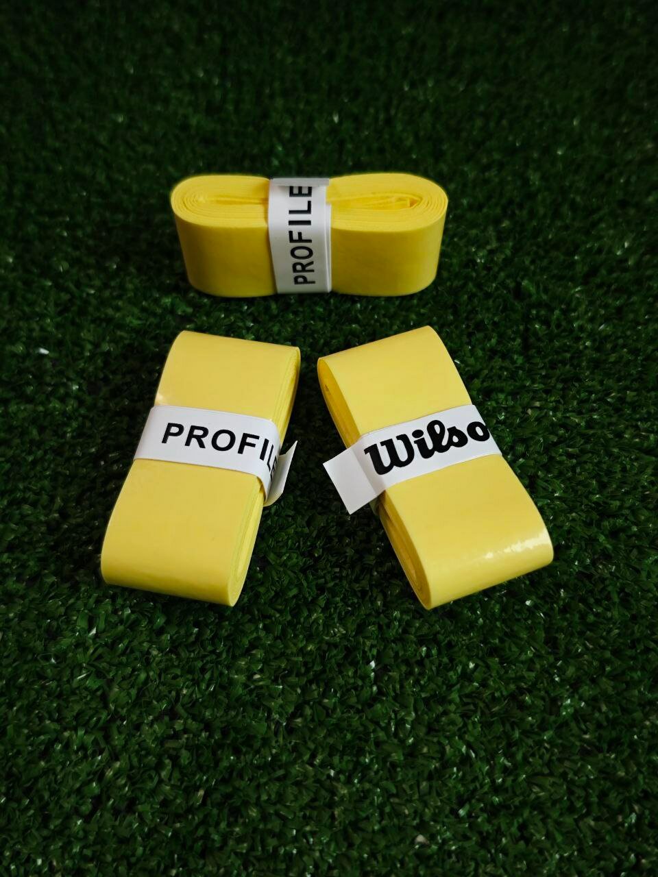 Намотки Wilson для теннисной ракетки желтые (3шт.)