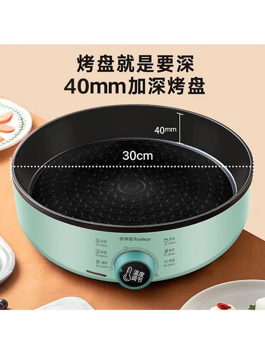 Электроблинница (30 см, антипригарное покрытие – зеленый)