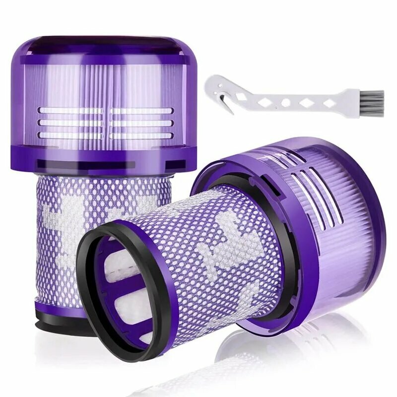 2 сменных фильтра для тонкого беспроводного пылесоса Dyson V12 Detect сравните с номером детали 971517-01