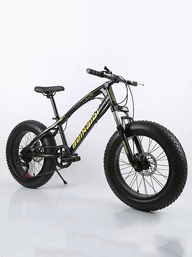 Велосипед Горный, Fat-bike, APJB20-20 дюймов 7 скорость черный