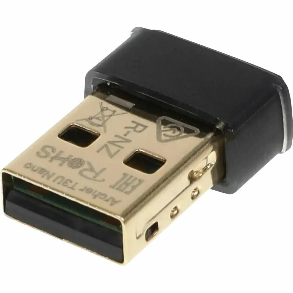 Сетевой адаптер Wi-Fi TP-Link Archer T3U Nano AC1300 USB-адаптер, 2362917