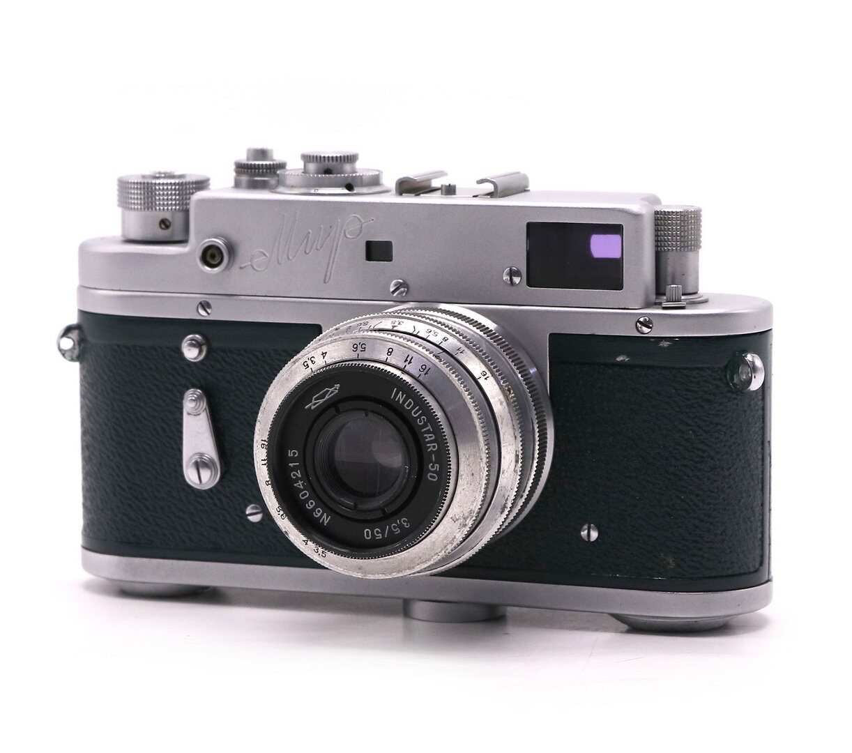 Фотоаппарат советский Мир + Индустар-50 зеленый