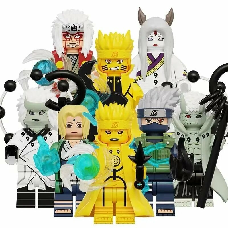Naruto/Набор игрушек минифигурки аниме Наруто 8 шт/солдатики для мальчиков набор/аниме фигурки