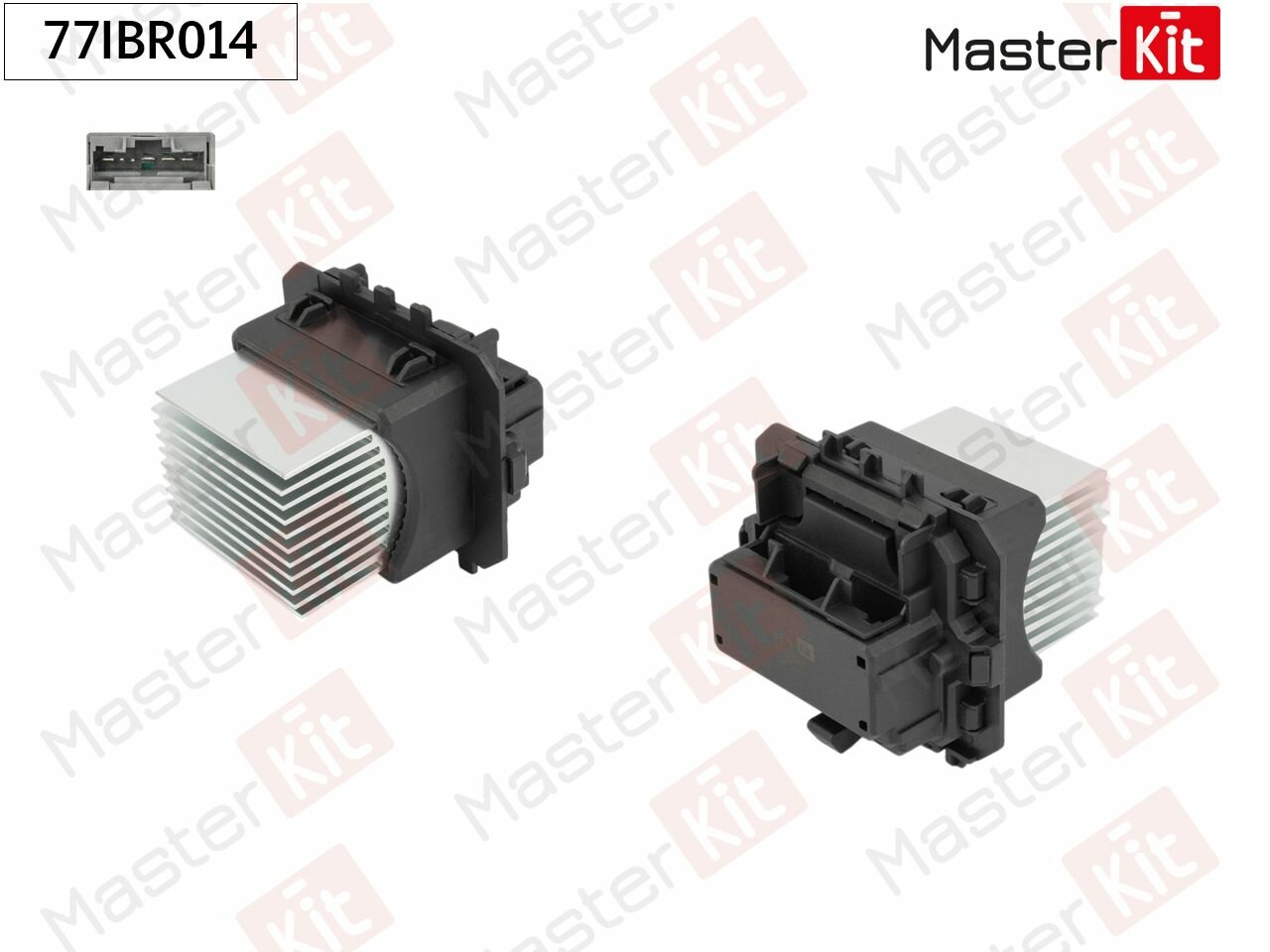 Резистор вентилятора Citroen C4 II B7/Peugeot 308 4A 4C 2007 - MasterKit 77IBR014