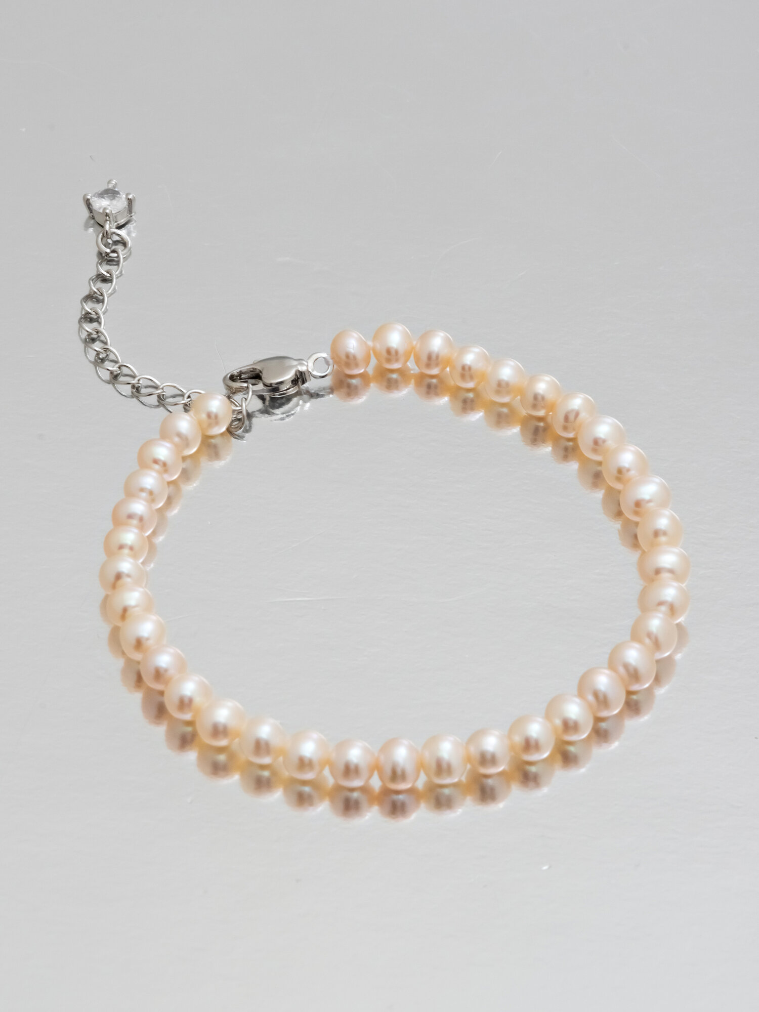 Браслет, жемчуг пресноводный культивированный
