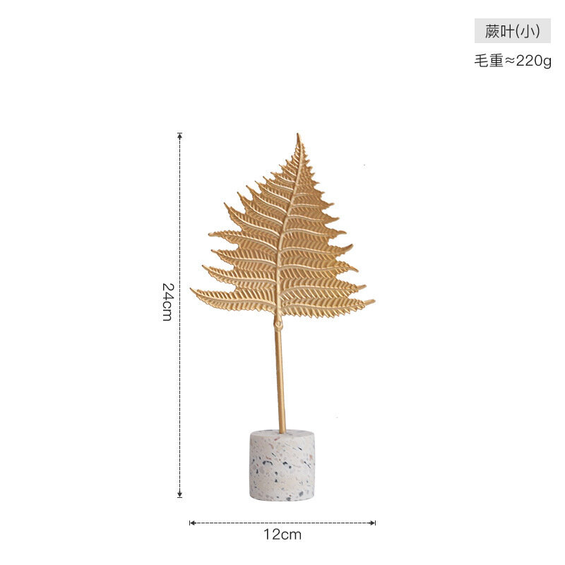 Скандинавский стиль, креативное металлическое украшение монстеры, домашний декор, телевизионный шкаф, спальня, настольное ремесло, маленькое украшение