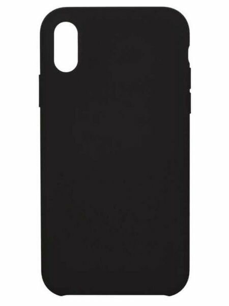 Чехол силиконовый на iPhone XR силиконовый, Айфон xr противоударный (черный)