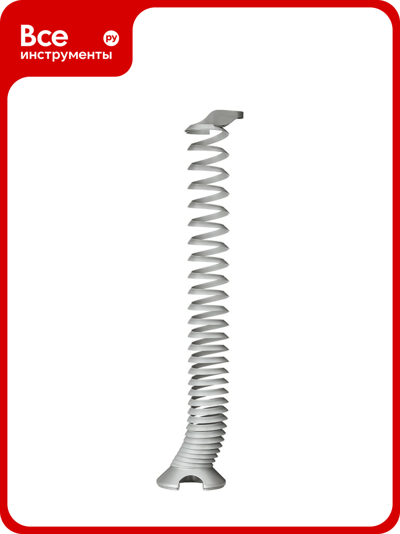 Направляющая для спирального кабель-канала Hafele серебристый 631.20.910