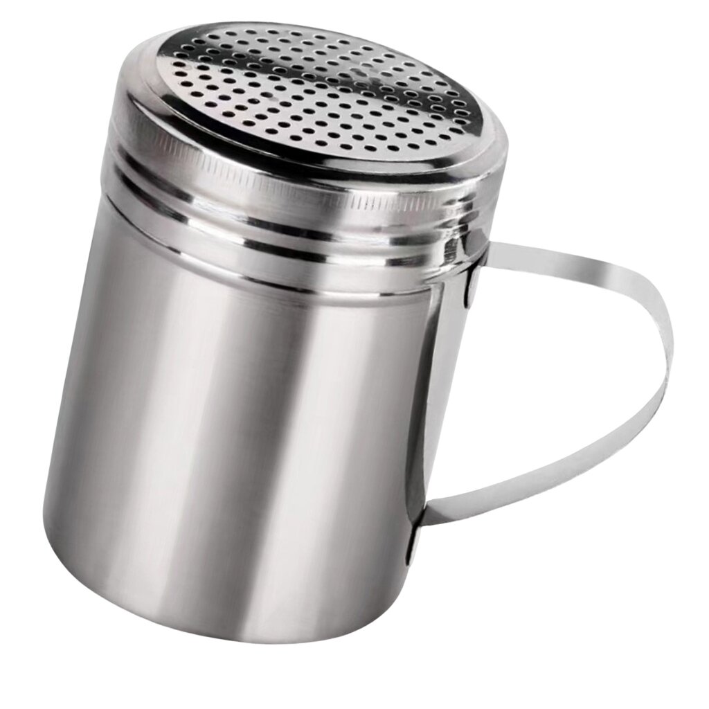 Точные шейкеры-дозаторы порошка с равномерным посыпанием для идеальной выпечки и кофейного гарнира Конструкция из нержавеющей стали