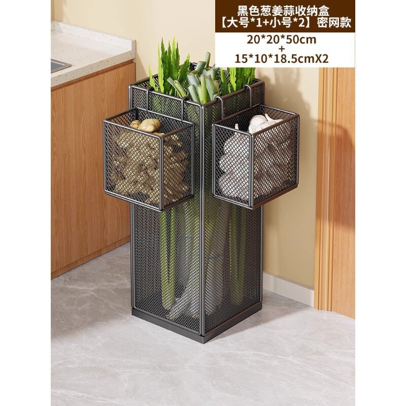 Прямые продажи с фабрики: стойка для хранения лука, имбиря и чеснока для лука, ямса, овощей, настольная чашка, коробка для специй, корзина для овощей
