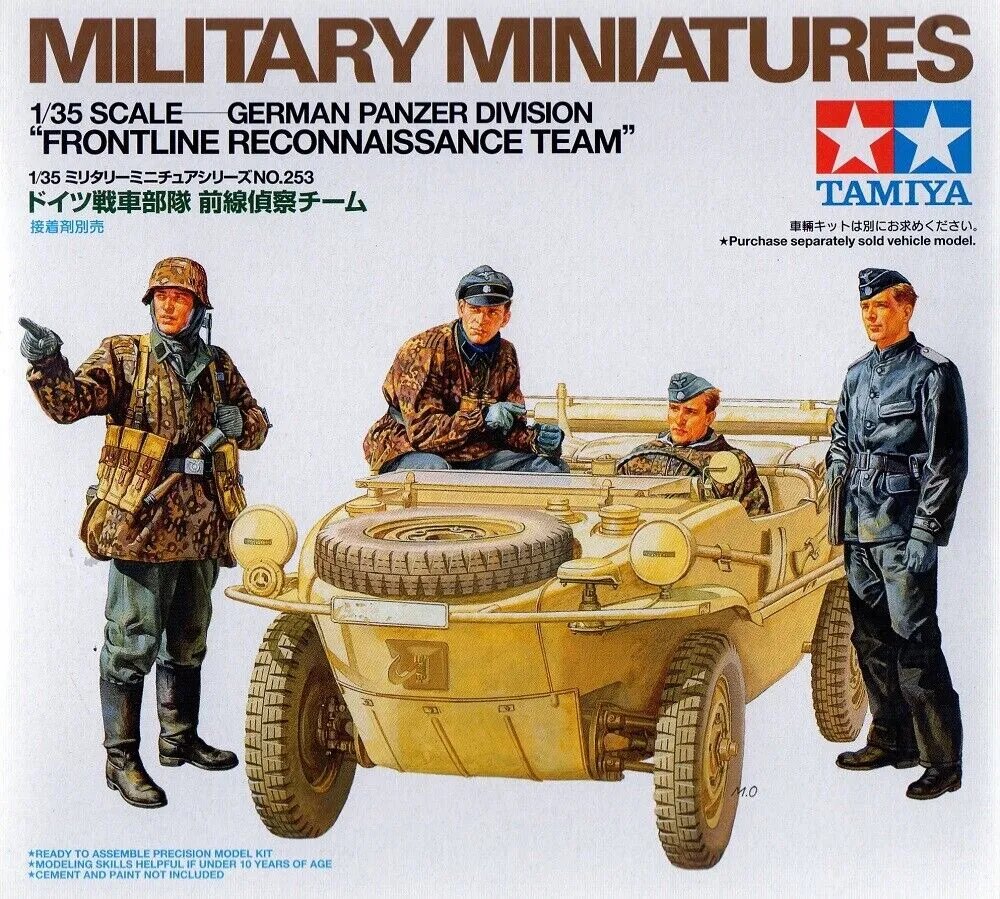 Tamiya 35253 1/35 WWII Немецкая Разведывательная группа фронта