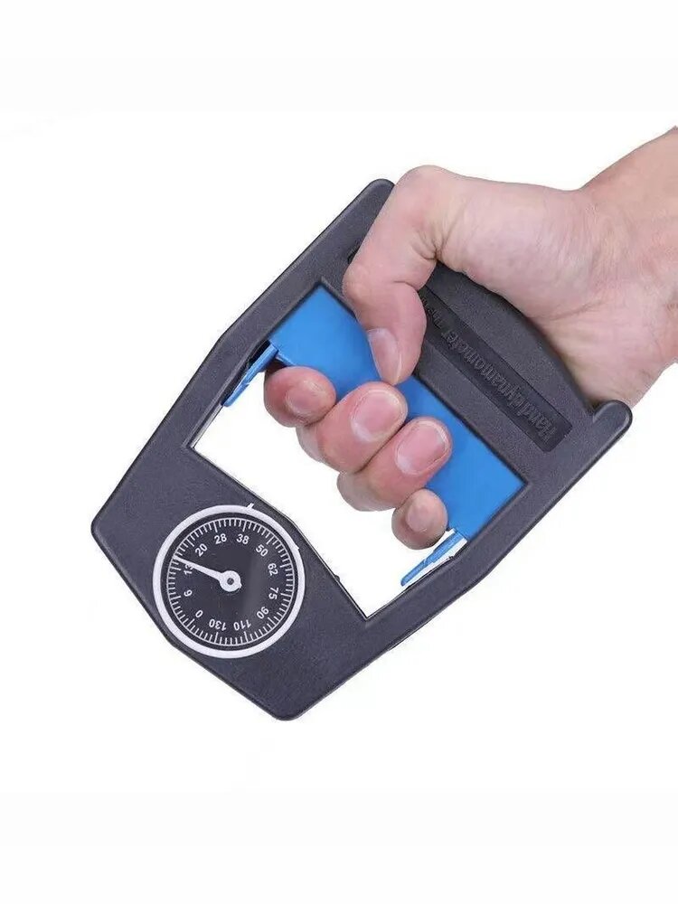 Эспандер кистевой, электронный, счетчик повторений, до 200кг, синий