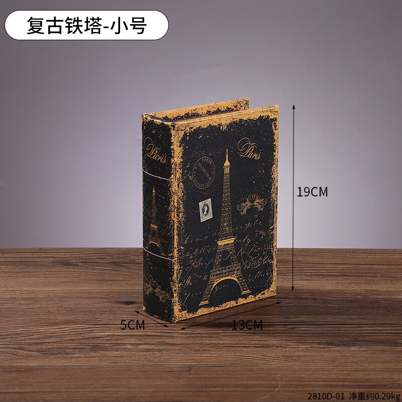 Имитация книги, модель книги для декора в кабинете, офисе, книжной полке, винтажная декоративная книга, реквизит для фотографии, ремесленная демонстрация