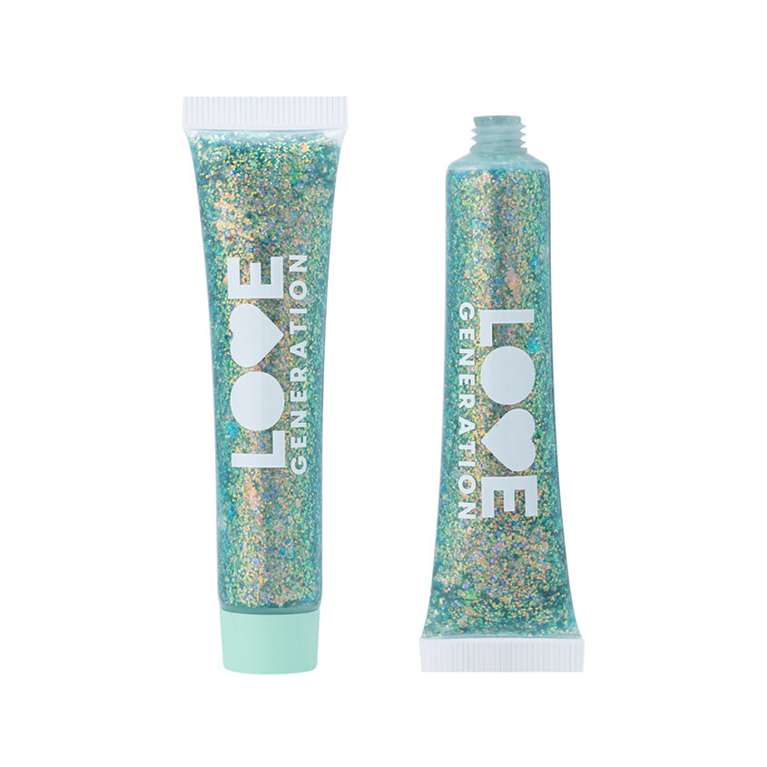 Глиттер-гель для лица LOVE GENERATION WE LOVE GLITTER тон 03 Glimmering galaxy