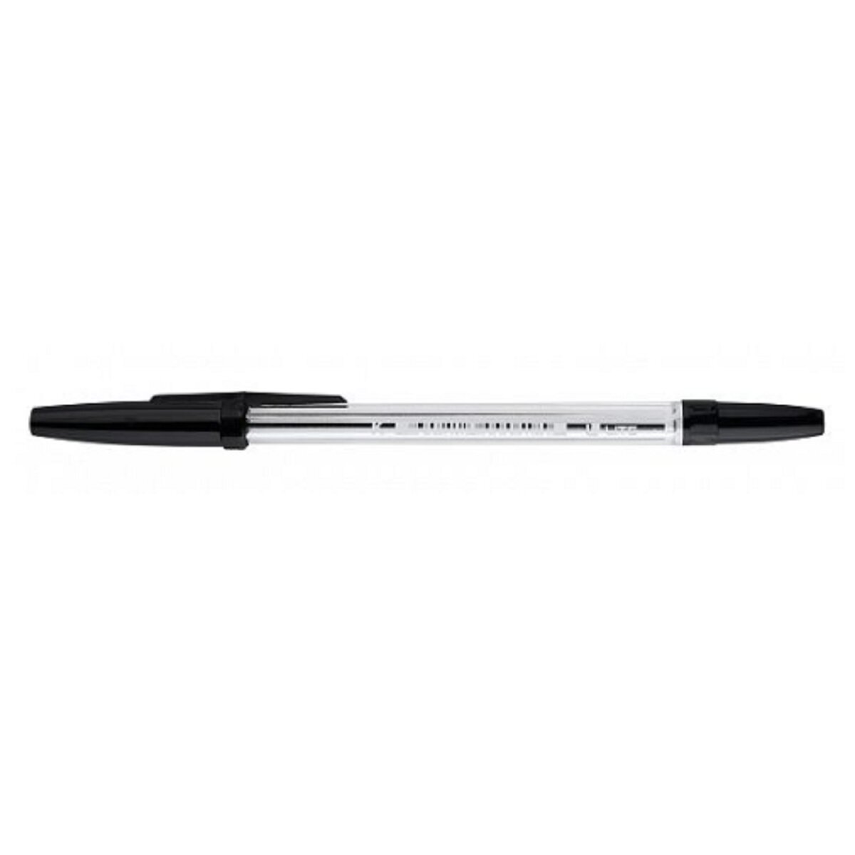 Ручка шариковая LITE 51 черная 0,7 мм, прозрачный шестигранный корпус 1 шт