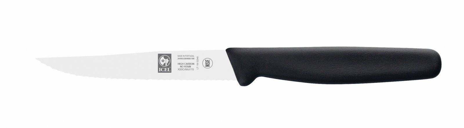 Нож для овощей Icel PRACTICA 100/200 мм. черный 1 шт.