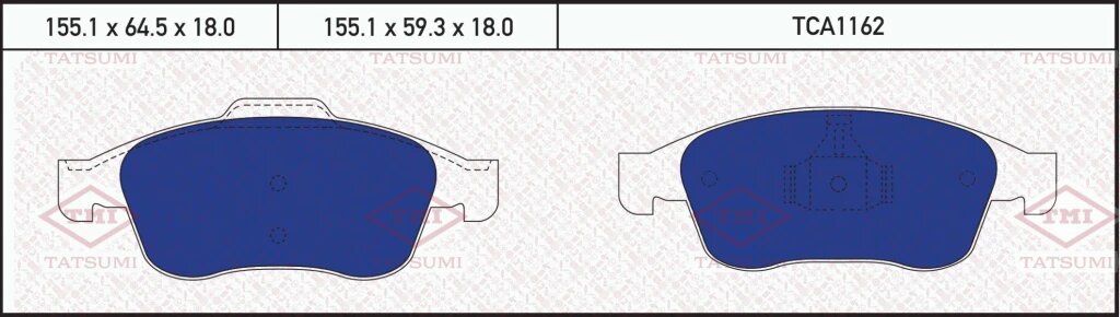 Колодки тормозные дисковые передние RENAULT Fluence/Grand Scenic/Megane/Scenic 10-> RENAULT Duster 1