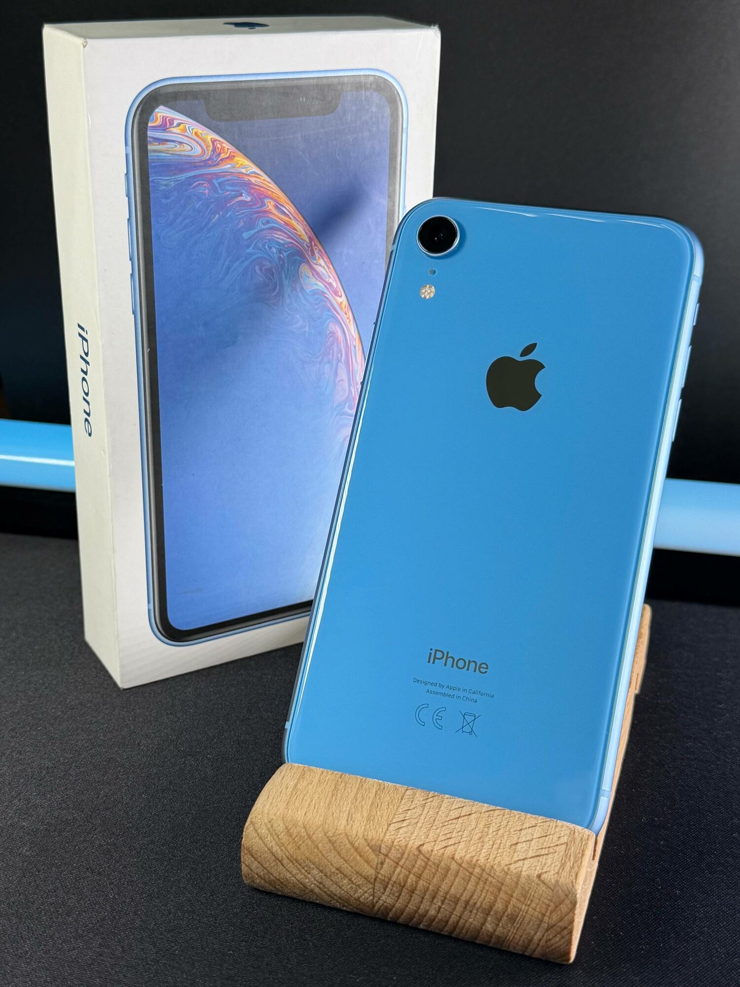 Смартфон Apple iPhone Xr, 64gb, Blue, RU, nano SIM + eSIM (Аккумулятор 100%, родной)
