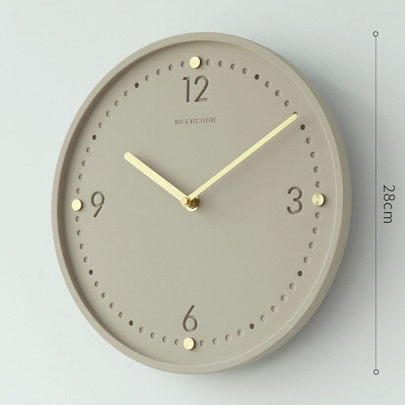 Настенные часы "Фэн-шуй", глиняные, латунные, 11"