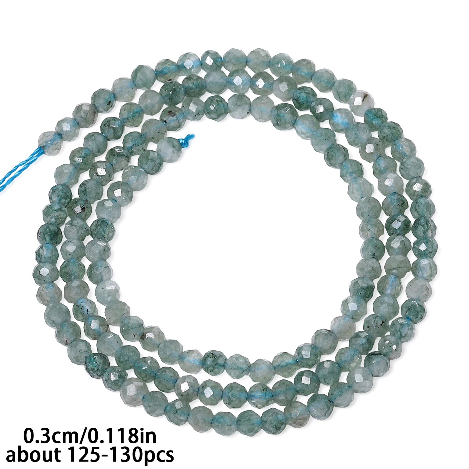 Куою 2 3 4 мм синие имитация турмалина бусины 3mm