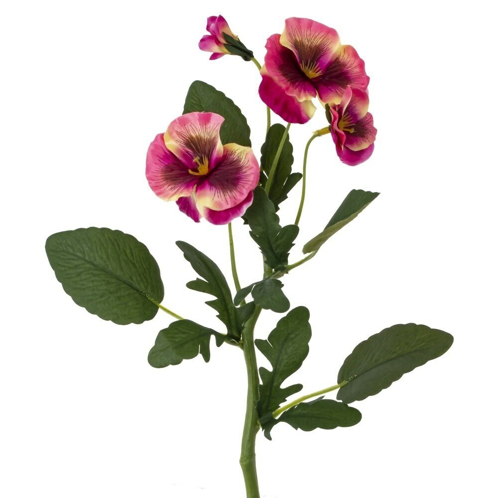 Цветок искусственный "Фиалка", L=11 W=8 H=38 см