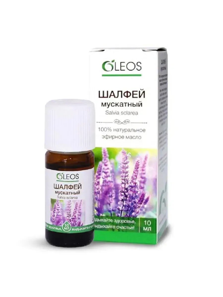 Oleos Масло эфирное шалфей мускатный 10 мл