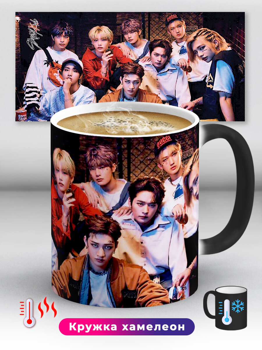 Кружка хамелеон Stray Kids K-POP