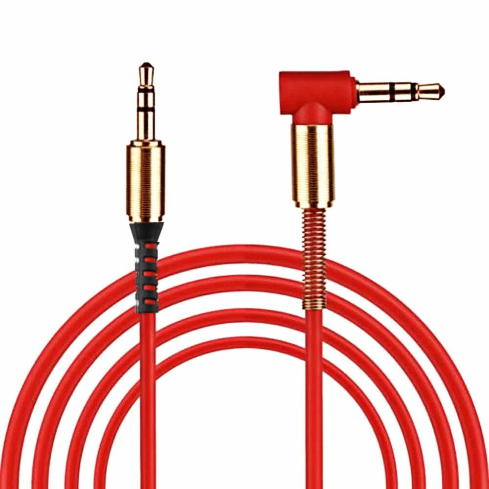Аудио кабель aux акустический стерео аукс в машину, для наушников, в колонку 3,5 мм 1 метр