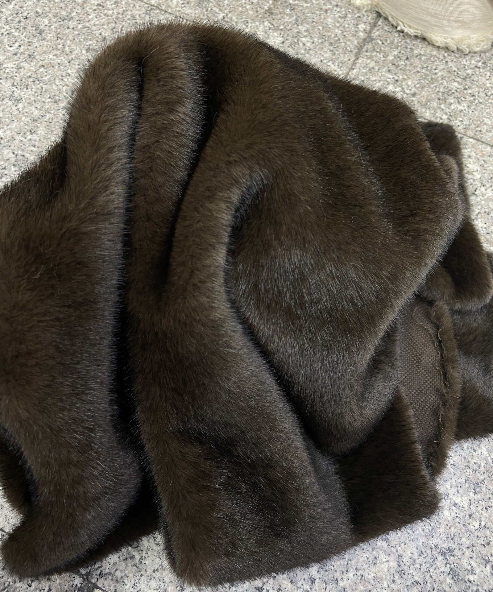 Новая ткань из искусственного меха норки с высоким и низким ворсом, двухцветная окрашенная, заостренная серебристо-голубая норка, высота ворса 12 мм, 45160 см, доступно несколько вариантов