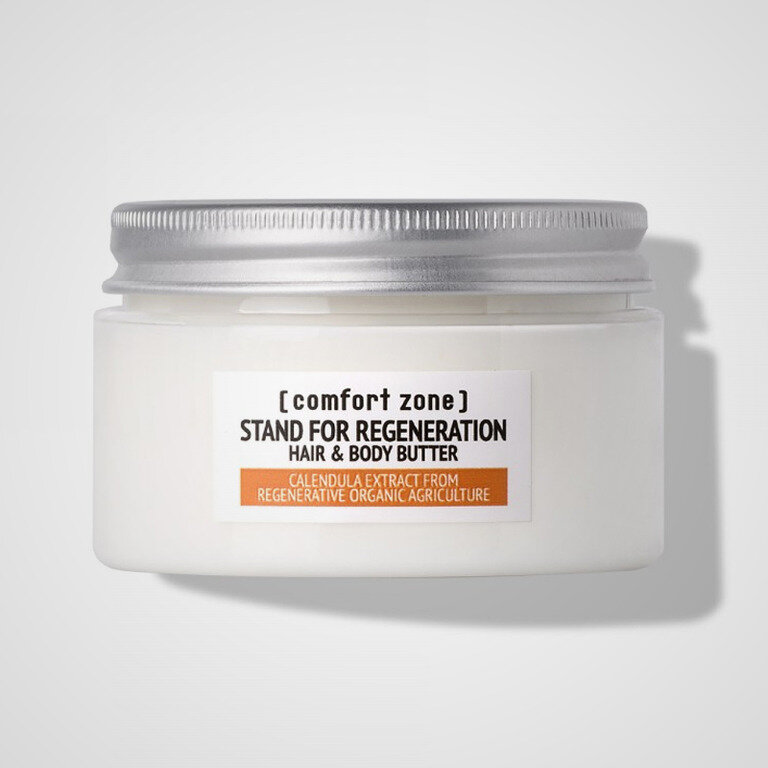 Восстанавливающее крем-масло для лица, тела и волос с календулой 100 мл COMFORT ZONE Stand for Regeneration Hair & Body Butter Масло 100 мл