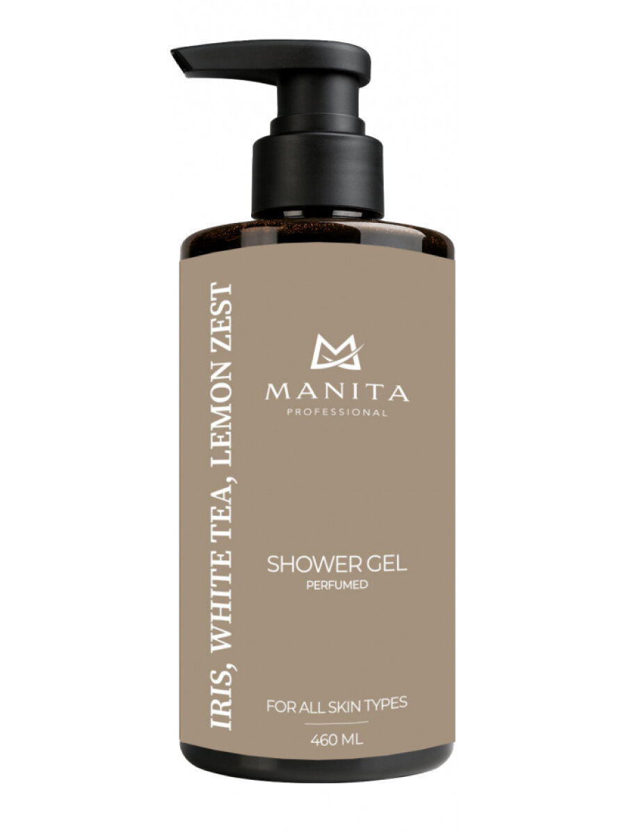 Manita Professional Гель для душа парфюмированный / Iris, White Tea, Lemon Zest, 460 мл