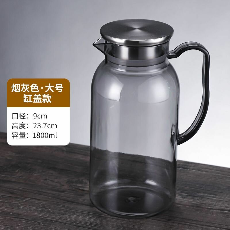 Акриловый кувшин, пластиковый кувшин для сока, большой емкости для напитков, кувшин для воды, устойчивый к высоким температурам, утолщенный кувшин