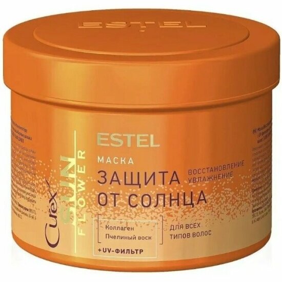 Маска-защита от солнца для волос Estel Prof ESTEL Curex Sun Flower, 500 мл