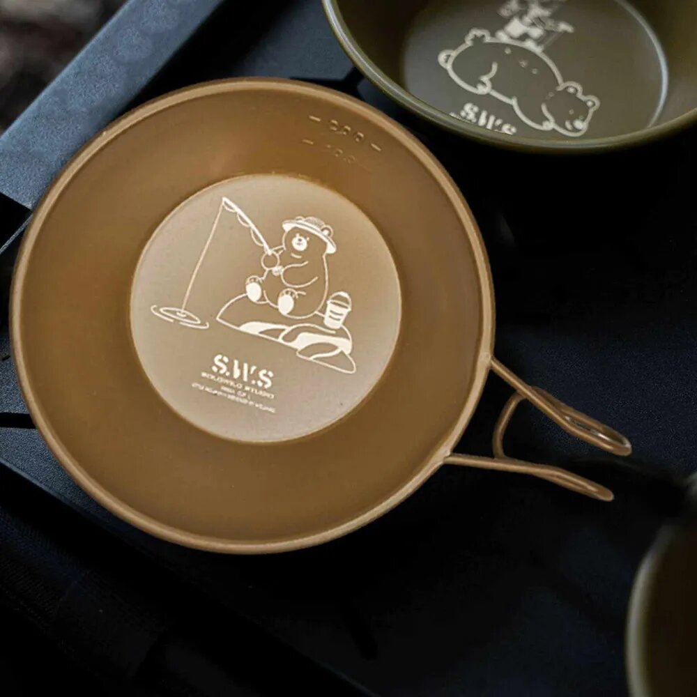 Емпинг Sierra Cup, 450 мл, нагреваемая суповая чашка с ручками для пеших прогулок, путешествий, пикника