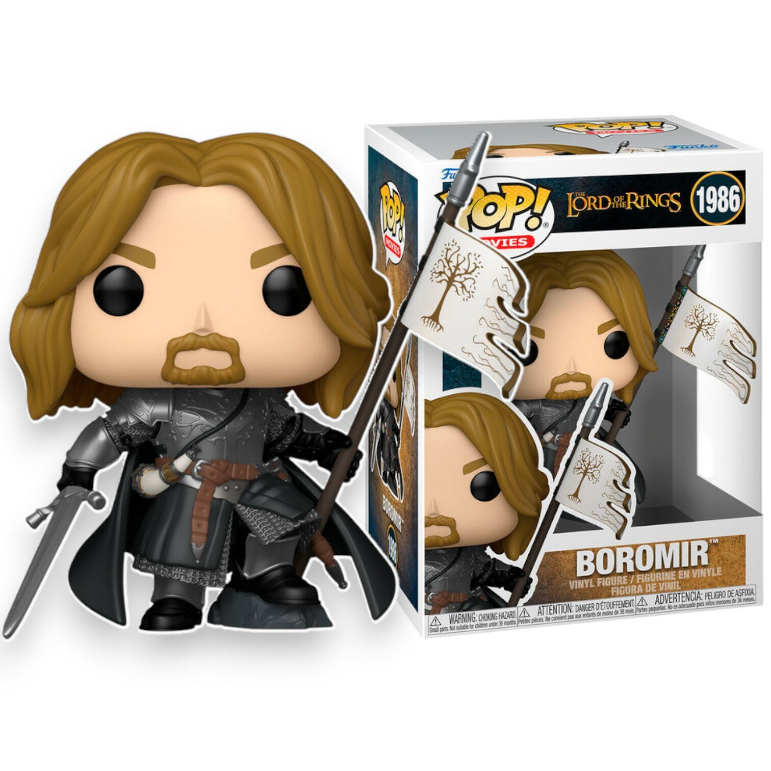 Фигурка Боромир "Властелин колец" от Funko POP! 1986 коллекционная (Фигурка Фанко Поп)