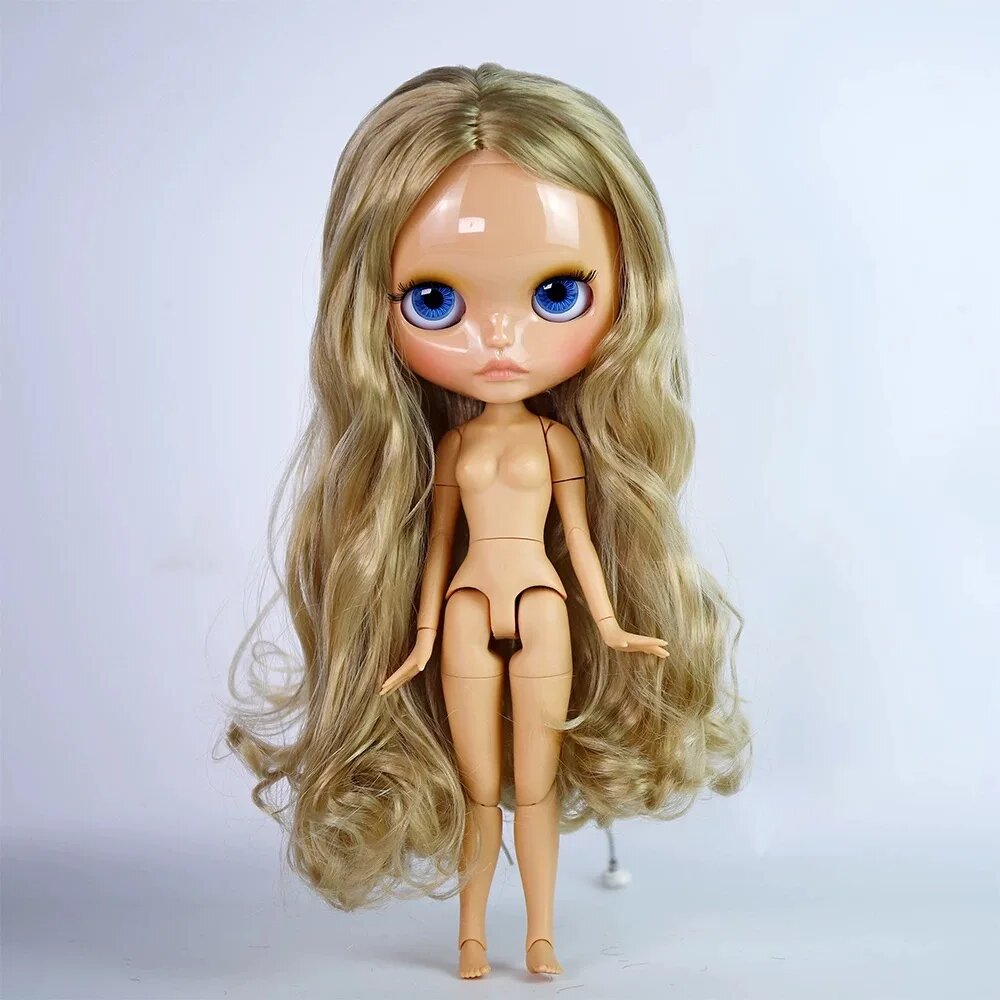 Кукла Blythe 30 см, бежевая, 4-Beep lips-glossy
