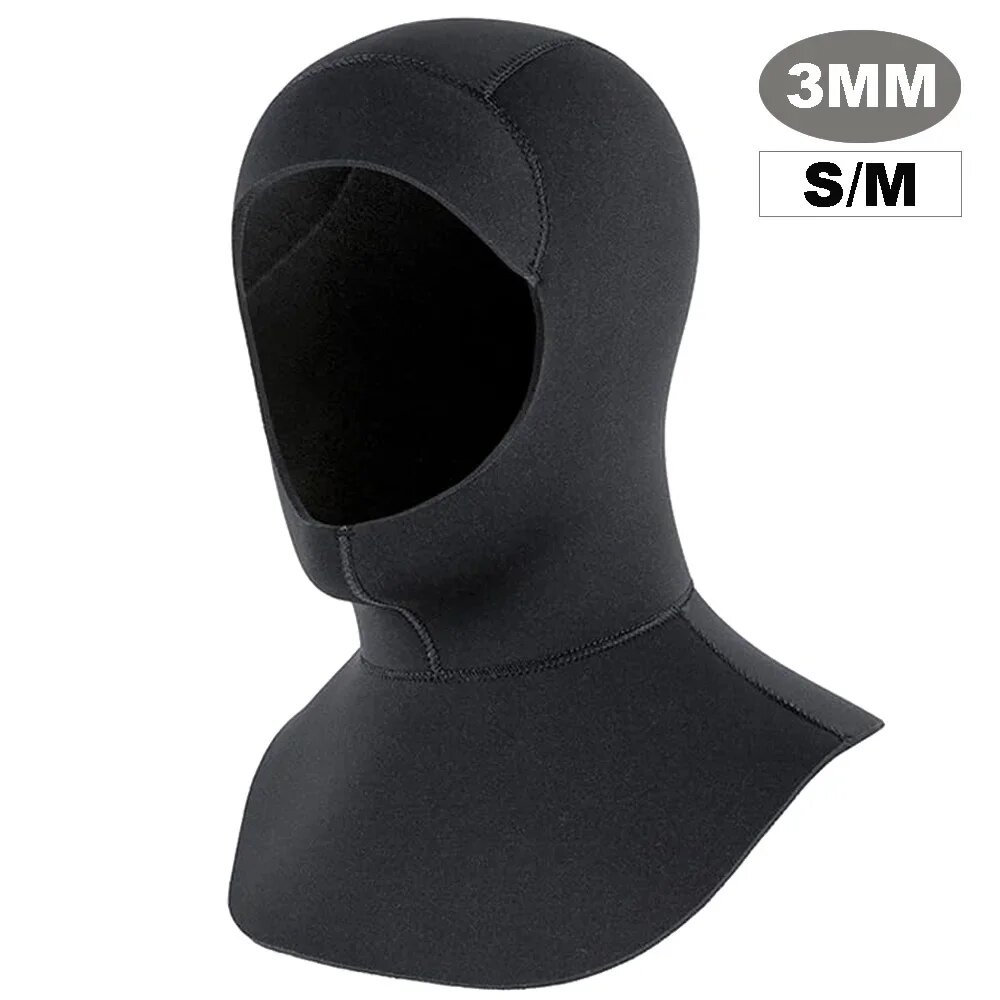 Неопреновый капюшон для дайвинга 3мм/5мм 3mm Shawl Hat S M