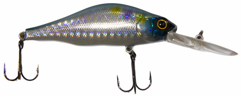 Воблер RUBICON Deep Ghost F, 70mm, 9.6gr, depth 0,1-2,5m, 458L5