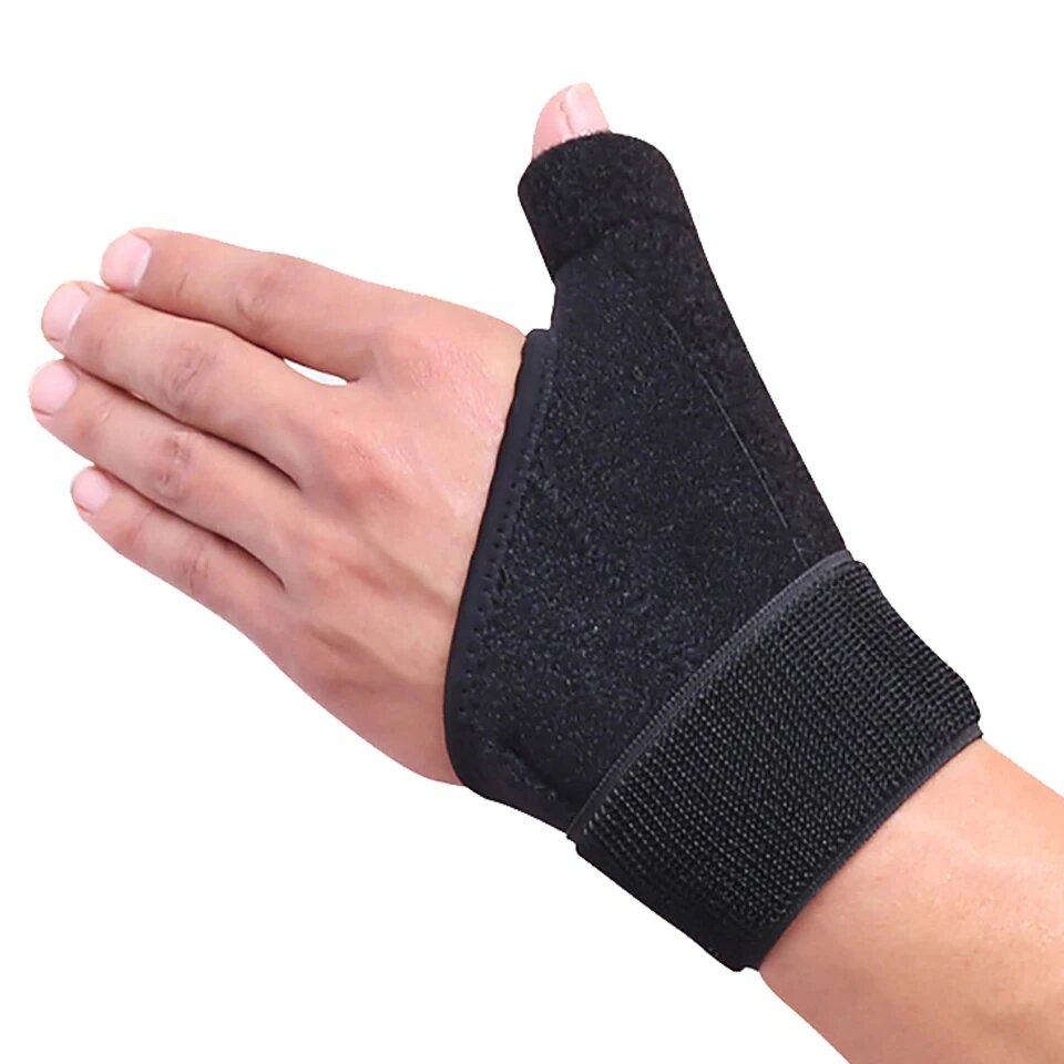 Бандаж для запястья и большого пальца AOLIKES Right, Black