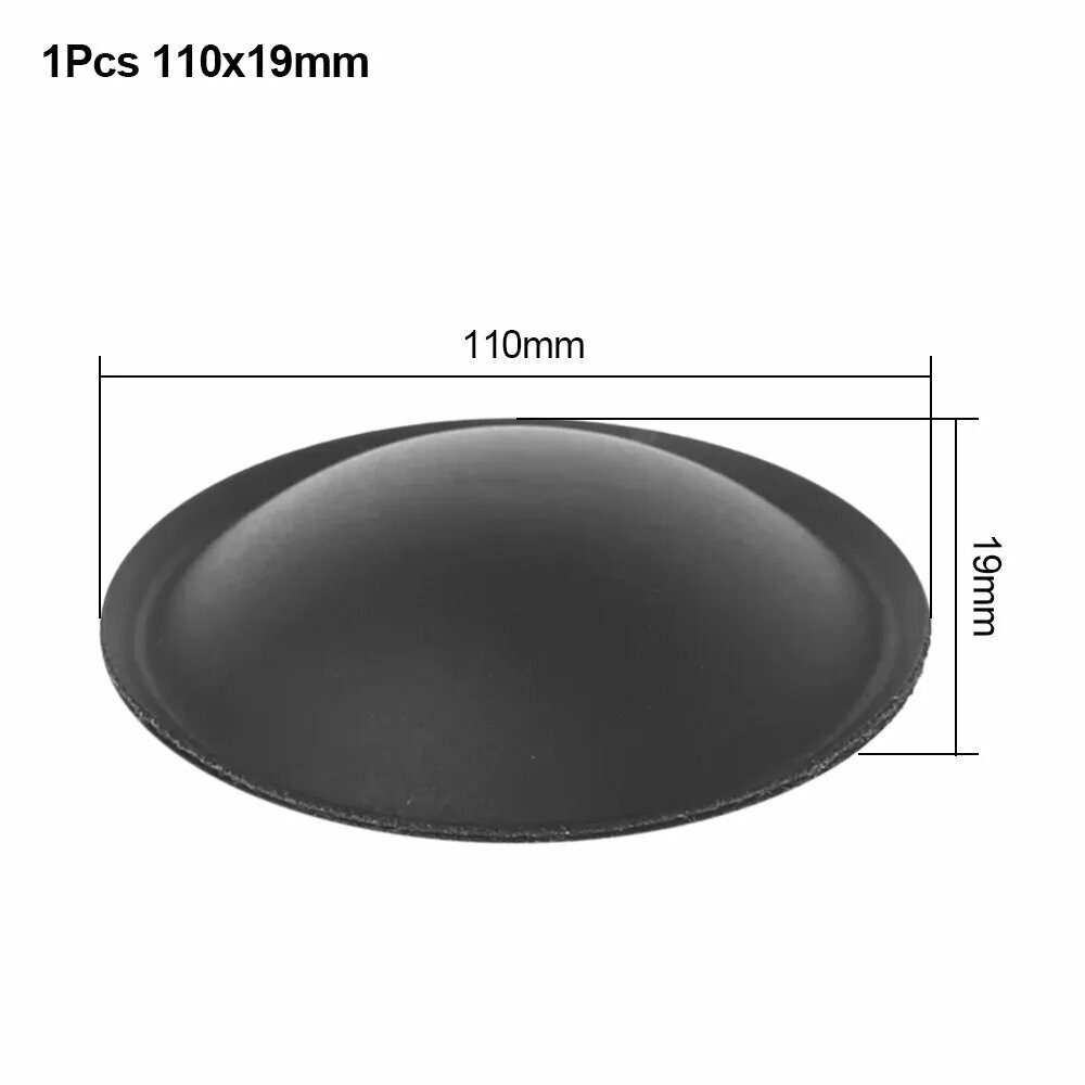 Пылезащитные колпачки для динамика 30-150 мм, черные 1Pcs 110x19mm